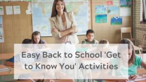 Easy Back to School Activities for Teachers to Get to Know Your ...