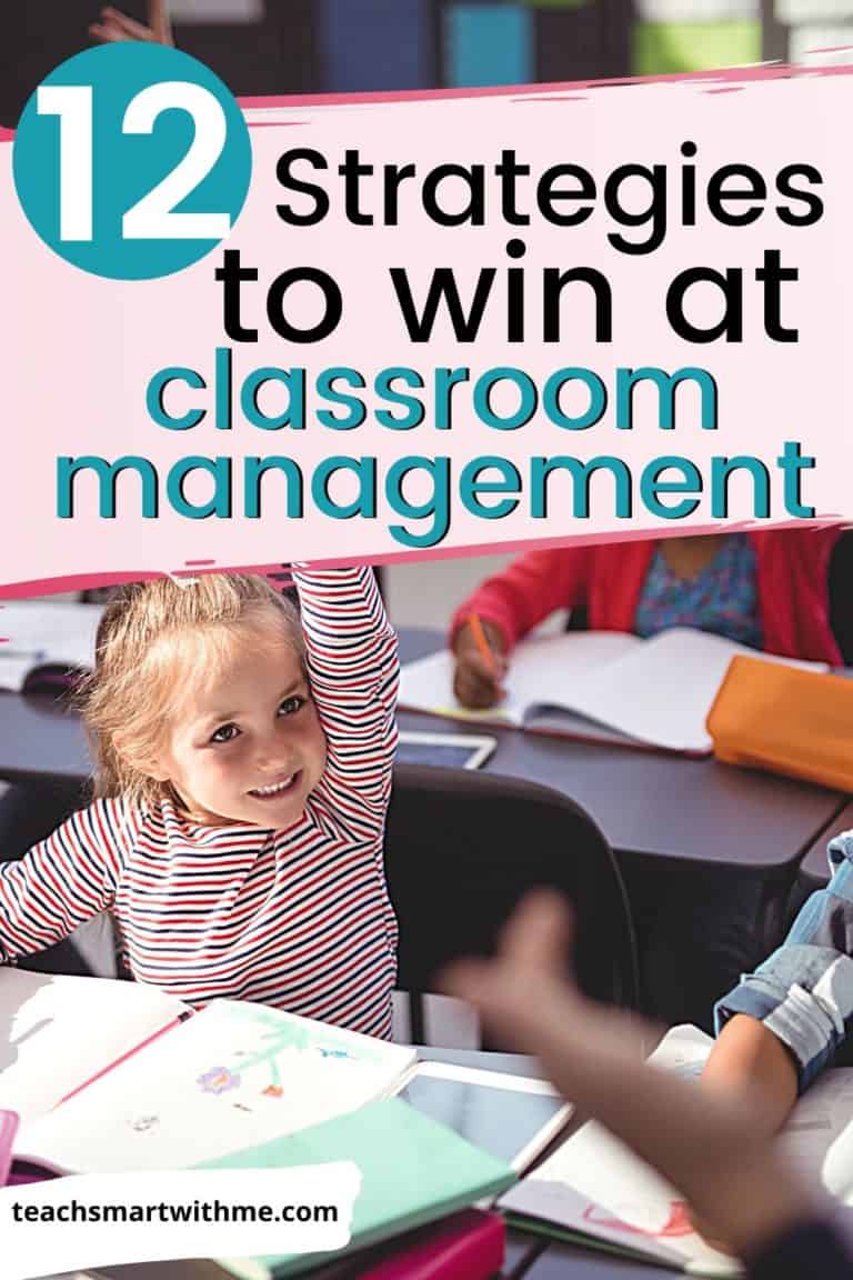 12 Strategies for a Successful Classroom Management Plan + Freebie ...